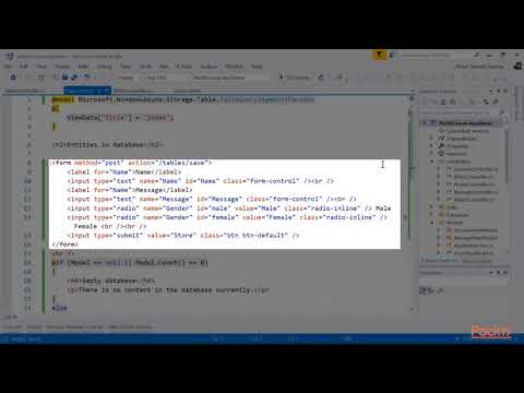 Learn Learn Azure Storage SDK Managing Database Storage in Azure Storage|packtpub com - Mind Luster