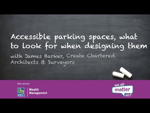 Accessible parking spaces, what to look for when designing them