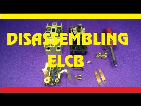 Look Inside ELCB - Disassembling ELCB