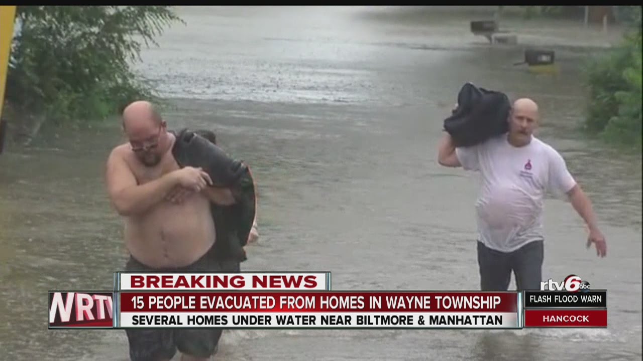 Several people evacuated from homes in Wayne Township