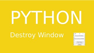 python - tkinterのウィンドウを閉じるにはどうしたらよいですか? - kzen.dev