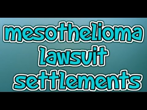mesothelioma lawsuit settlement amounts