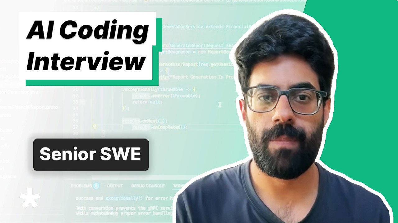 AI Coding Mock Interview (with Senior FAANG Engineer)