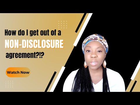 What you need to know about NON-DISCLOSURE agreements