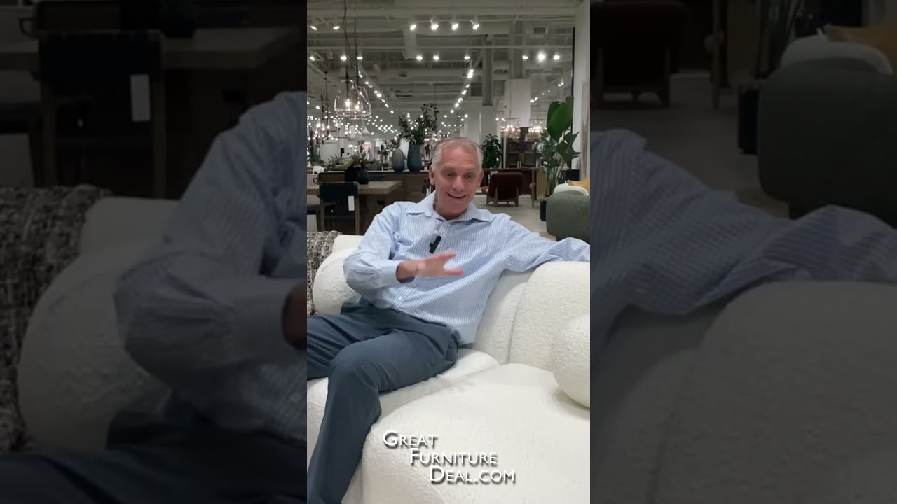 Classic Home - Octavia Curved Sectional Sofa in Ivory #sofa #ivory #classichome