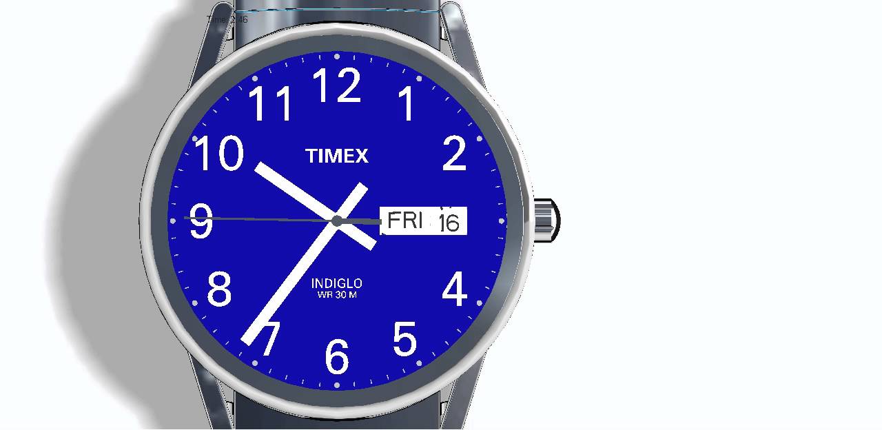 Timex Easy Reader Digital Recreation - Setting the Date