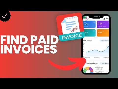 Where to find your paid invoice in Invoice Maker?