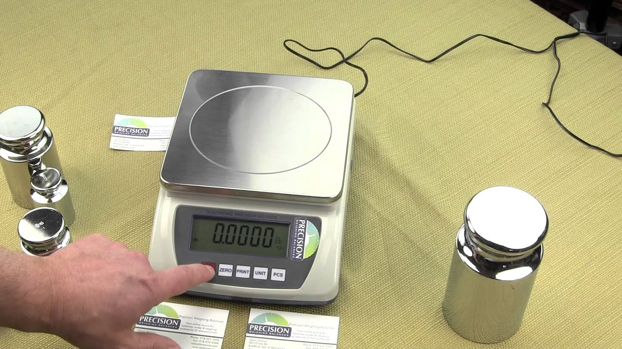 Configuring your Electronic Precision Balance - How to change functions