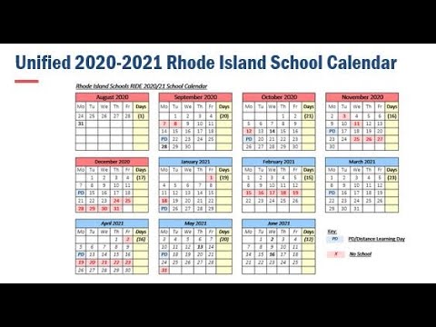 Statewide Calendar Release