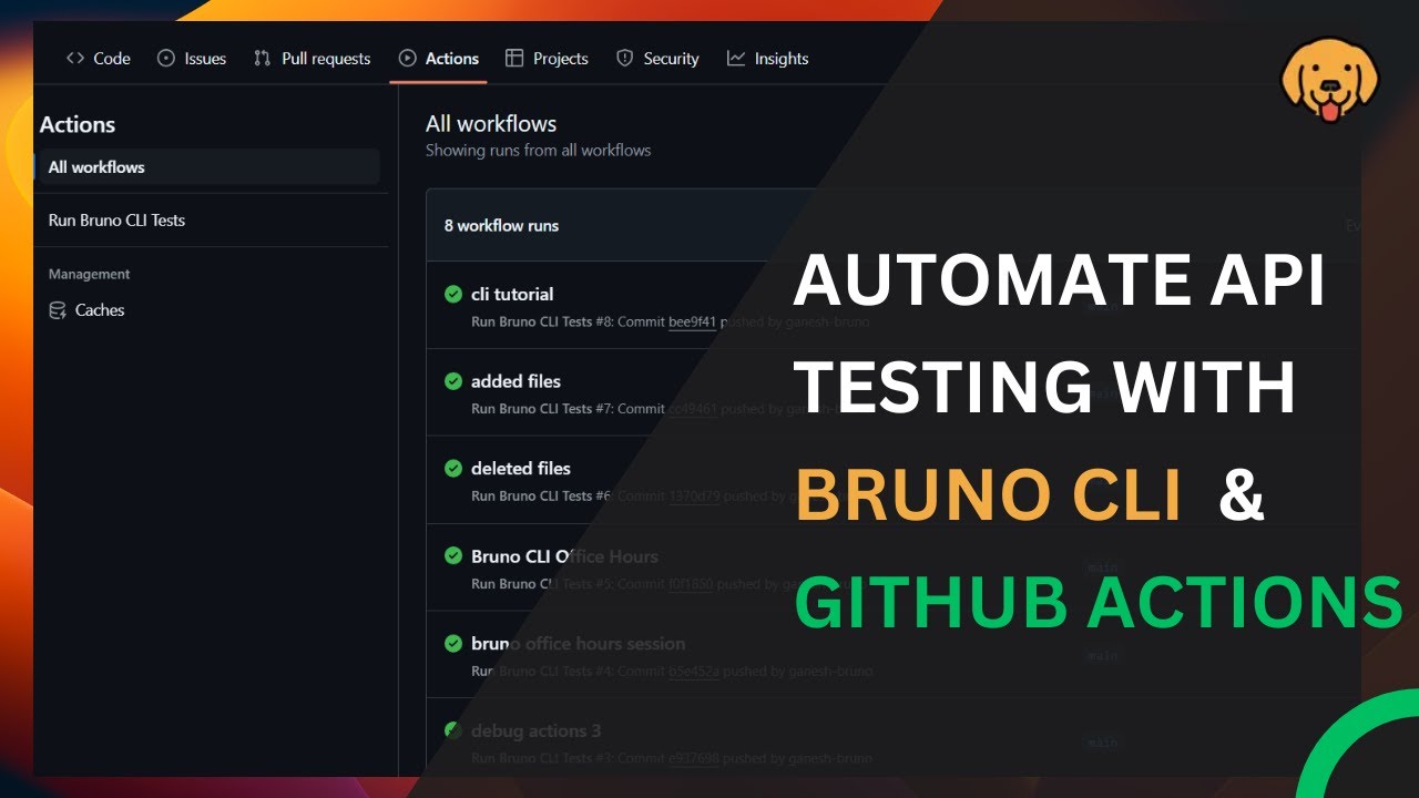 Integrating GitHub Actions with Bruno CLI | Complete Tutorial | Automating API Workflow Bruno CLI👩‍💻
