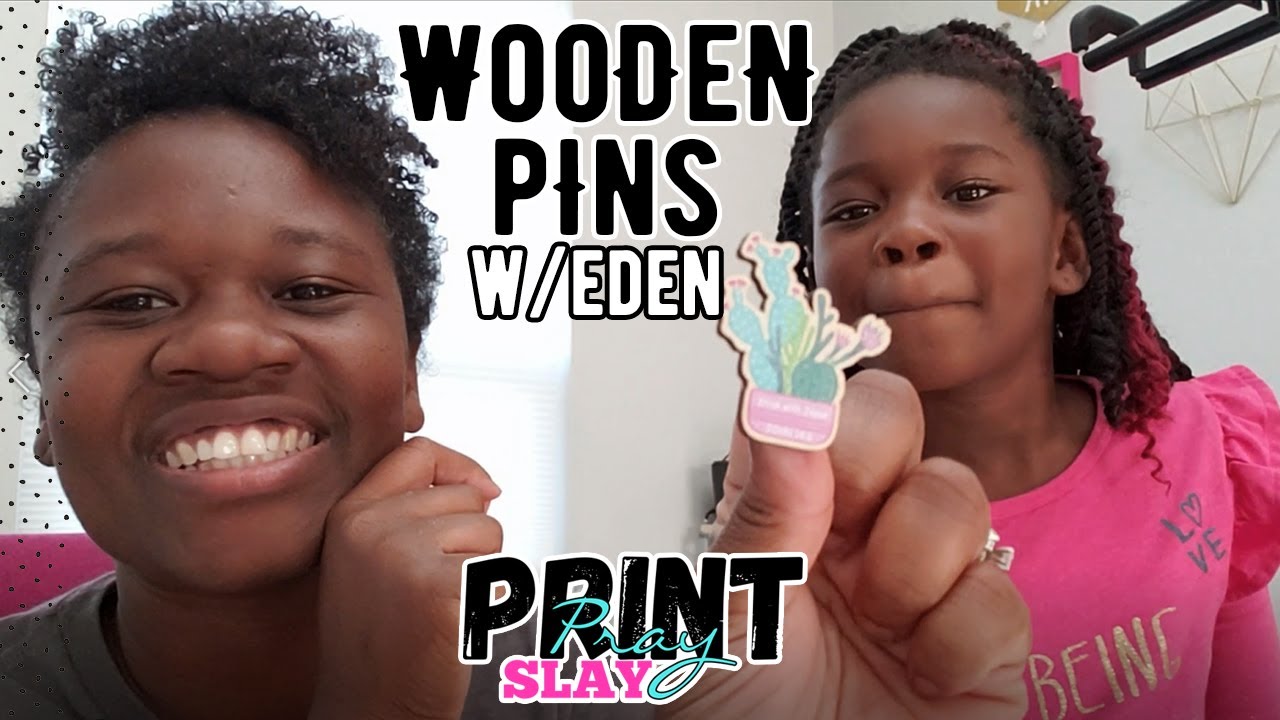 Unboxing Cactus Wooden Pins with Eden John 14:6
