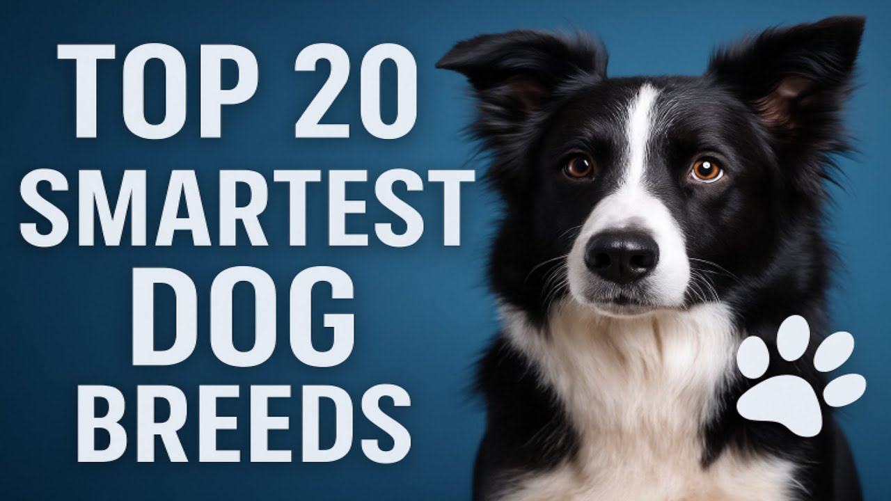 Top 20 Smartest Dog Breeds in the World (Ranked) 🧠🐶 | From Clever to Genius!