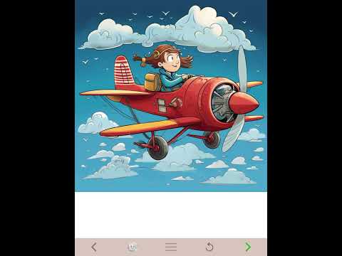 ‘Learn verb Fly’ Rhymebook from the ReadingBuddy App, the Reading Teacher for Children and Toddlers