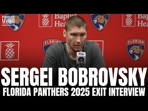 Sergei Bobrovsky Reflects on Back-to-Back Stanley Cup Wins for Florida, Annual Haircut After Season