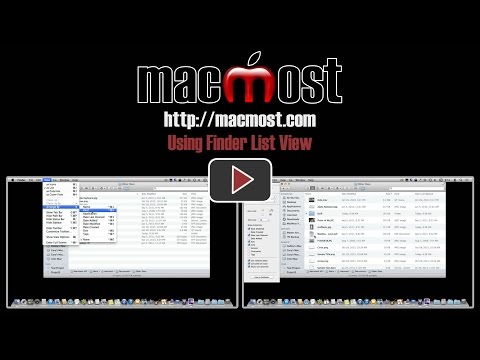 Using Finder List View (#1027)