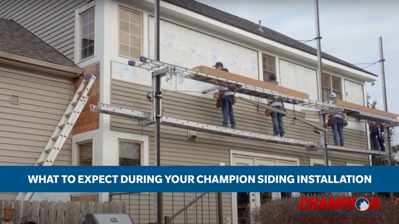What to Expect During Your Champion Siding Installation: Step-by-Step Process Explained