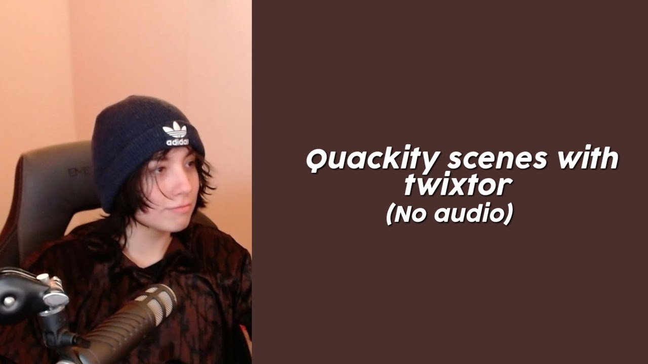Quackity stream with twixtor