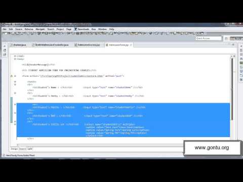 Spring MVC Tutorials 13 - Data Binding with Date; Collection (Arraylist); Long etc. Video ...
