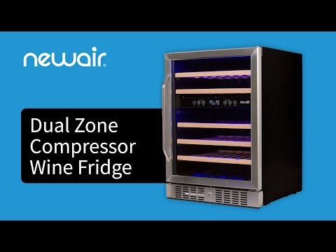 Dual Zone Compressor Wine Fridge | NewAir AWR-460DB