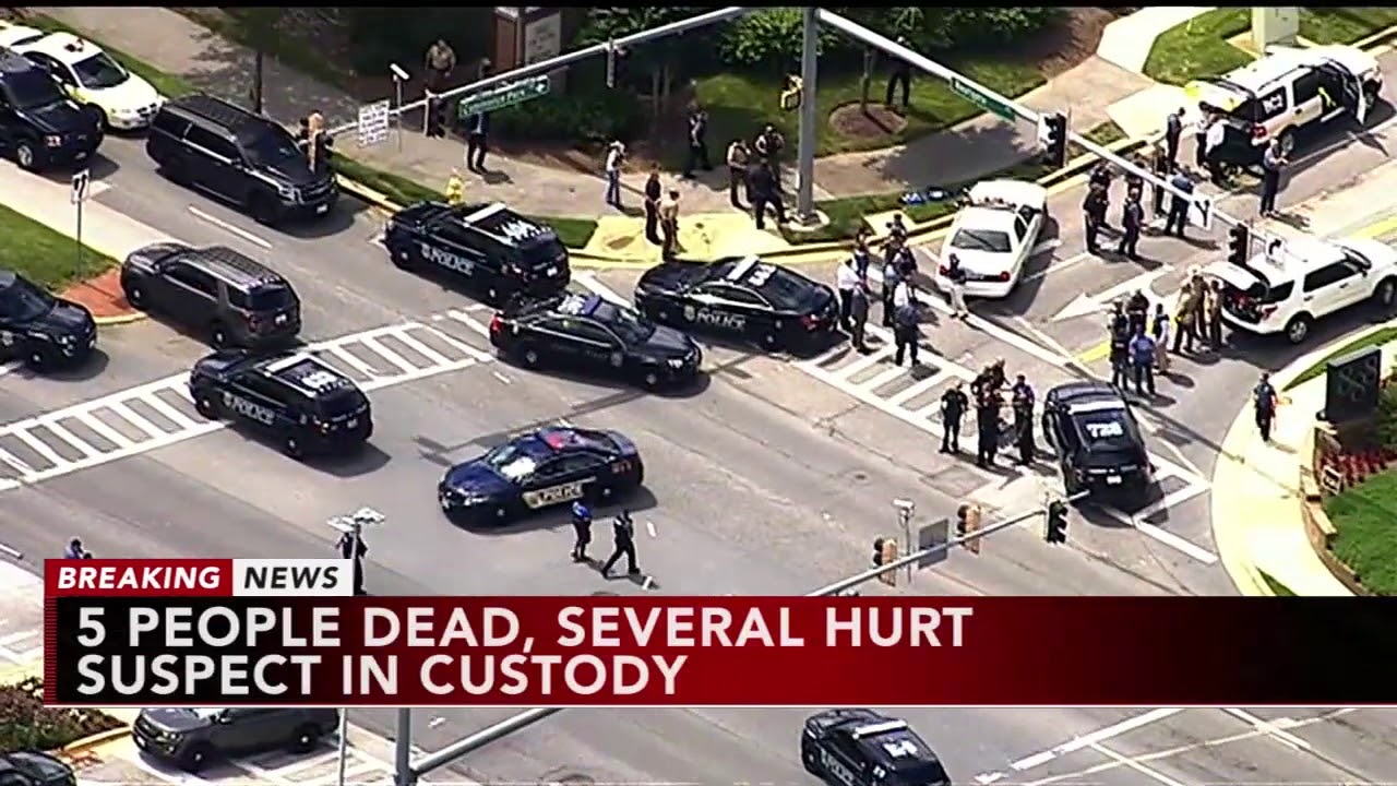 5 dead in Capital Gazette newspaper shooting in Annapolis, Maryland