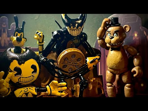THE NEW BENDY ACTION FIGURES ARE AMAZING - BEST Mascot Horror Figures Ever Made - Jakks Bendy Review