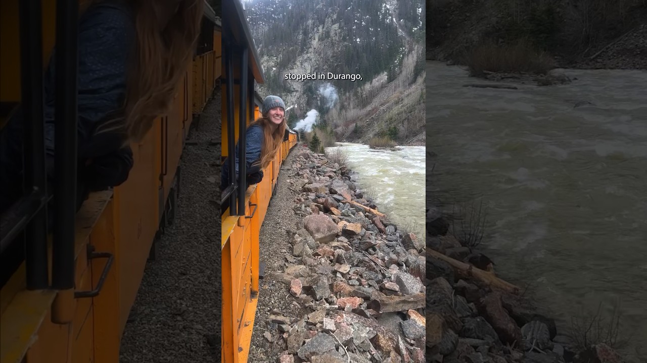 Colorado's Most Beautiful Train Ride! #colorado #scenic #trains #trainride #travelvlog
