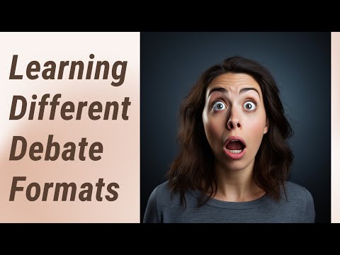 "Master the Art of Debate: Learning Different Debate Formats"