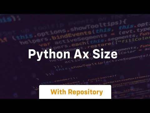 python ax size