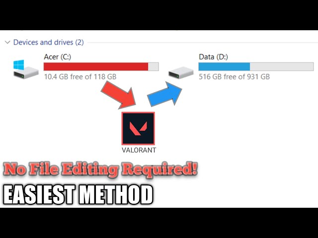 A step-by-step guide on how to move Valorant to another drive