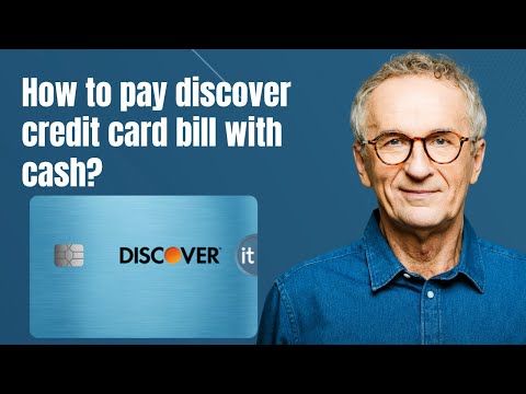 How to pay discover credit card bill with cash?