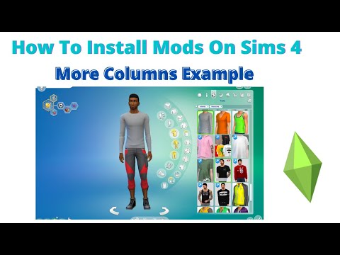More Columns In Cas Mod Sims 4 Mod Mod For Sims 4