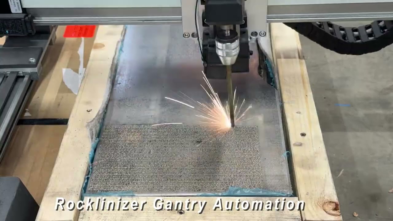 Rocklinizer on a Gantry | Automated Tungsten Carbide Coating on Steel
