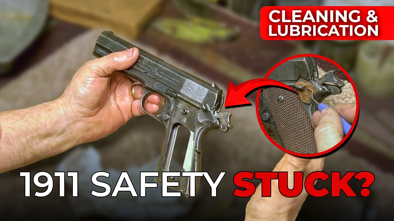 1911 A1 Stuck Thumb Safety: Rust Diagnosis, Cleanup & Lube | Over the Gunsmith's Shoulder Ep. 29