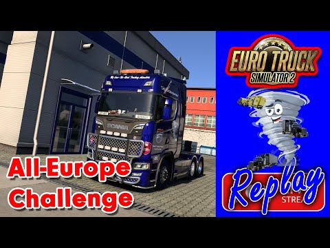 All-Europe Challenge in Euro Truck Simulator 2 Belgium to Austria