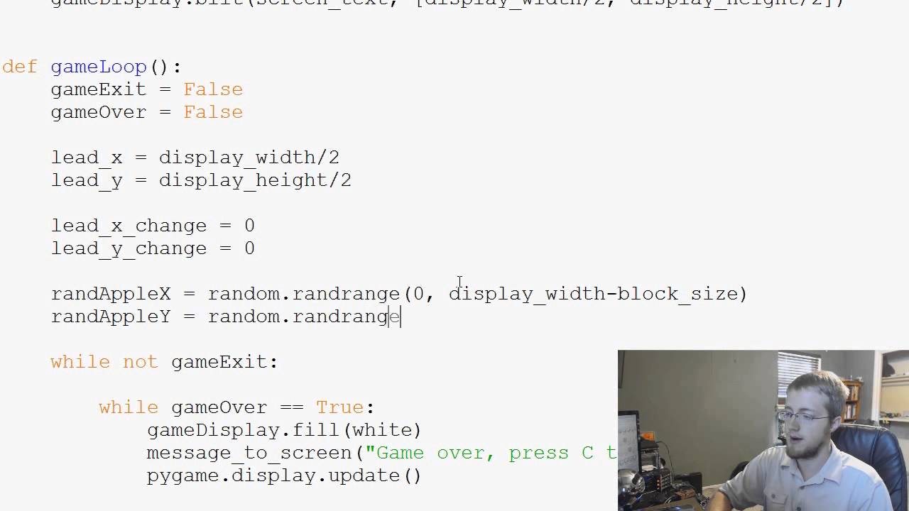 Pygame (Python Game Development) Tutorial - 16 - Adding an Apple