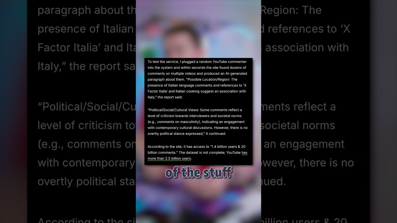 Youtube Dox Tool