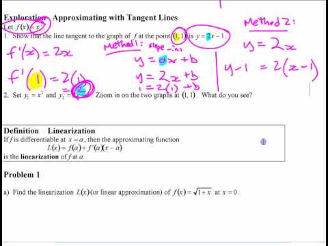 Ca12 - 5.5 (2) Linearization