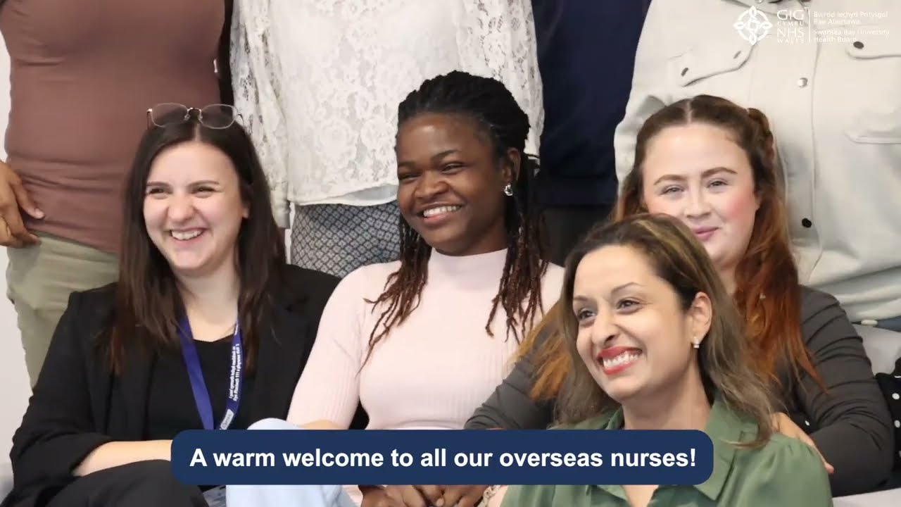 Celebrating overseas nurses in Swansea Bay