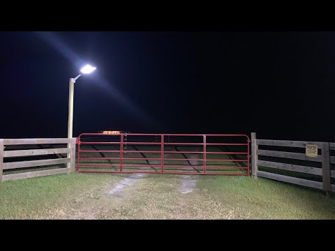 INSANELY BRIGHT 800 watt solar powered off grid LED street light by WYWNA