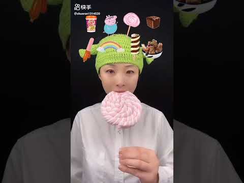 EMOJI EATING CHALLENGE, 8 Emojis | #asmr #kawaiieatingasmr #food #shorts