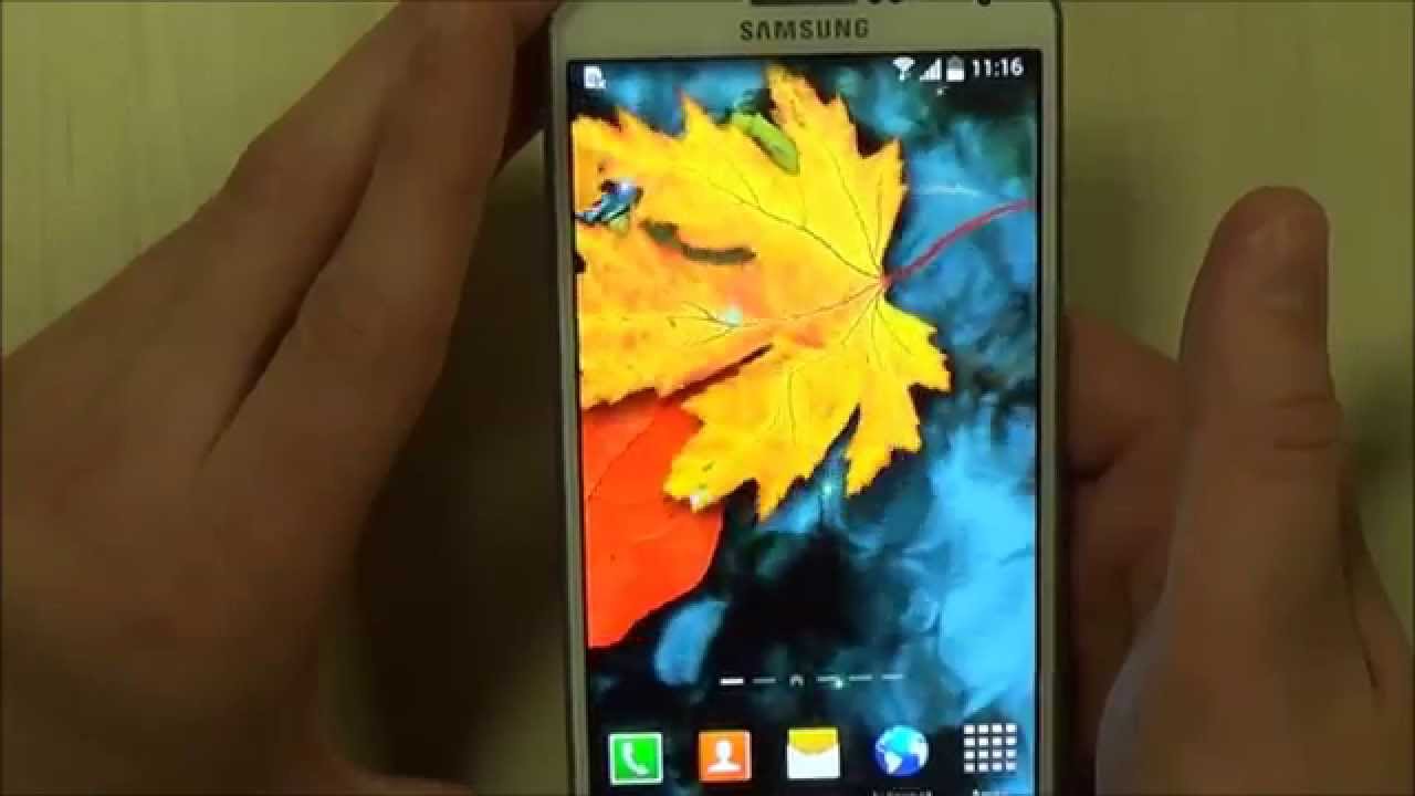 Autumn leaves live wallpaper for android phones and tablets