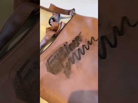 How to Remove Eyeliner or other Stains from a Leather Purse