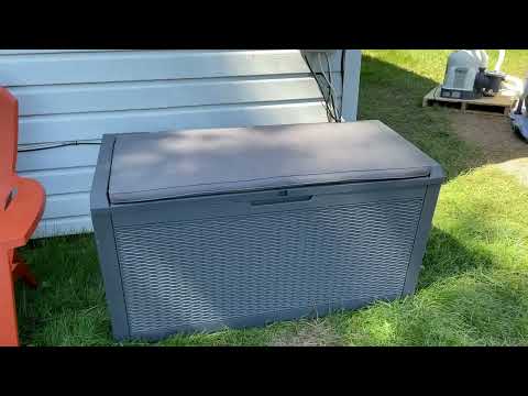 YITAHOME 100 Gallon Large Resin Deck Box Outdoor Storage Boxes for Patio Furniture Review