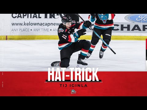 WHL Hat-Tricks — Tij Iginla