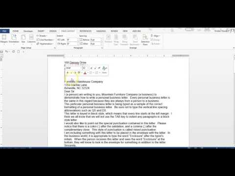 Guided Practice Mixed Punctuation Letter