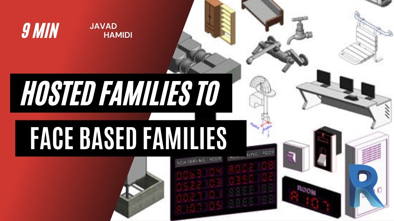 Convert Revit Hosted Families to Revit Face Based Family or Non Hosted Family