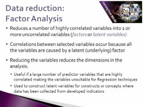 Advanced Quantitative Analysis - Overview of other modelling techniques