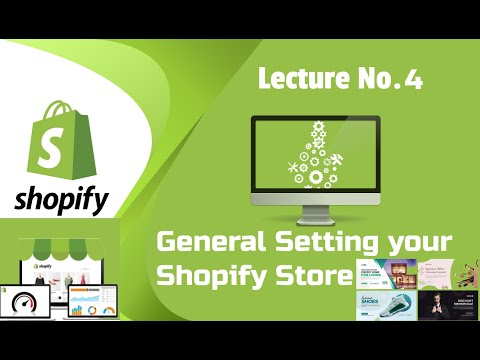 How to General Setting In Shopify lec#4