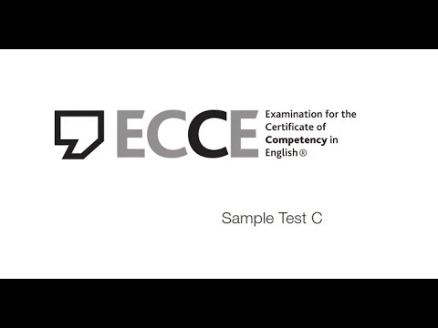 ECCE (Lower) Exam – Full Sample Test for Listening Parts 1 & 2 ...