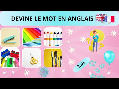 📚✏️QUIZ DE VOCABULAIRE🎓🎒 #school | 🇬🇧DEVINEZ 40 MOTS EN ANGLAIS | #quiz #2024 #minecraft #learning